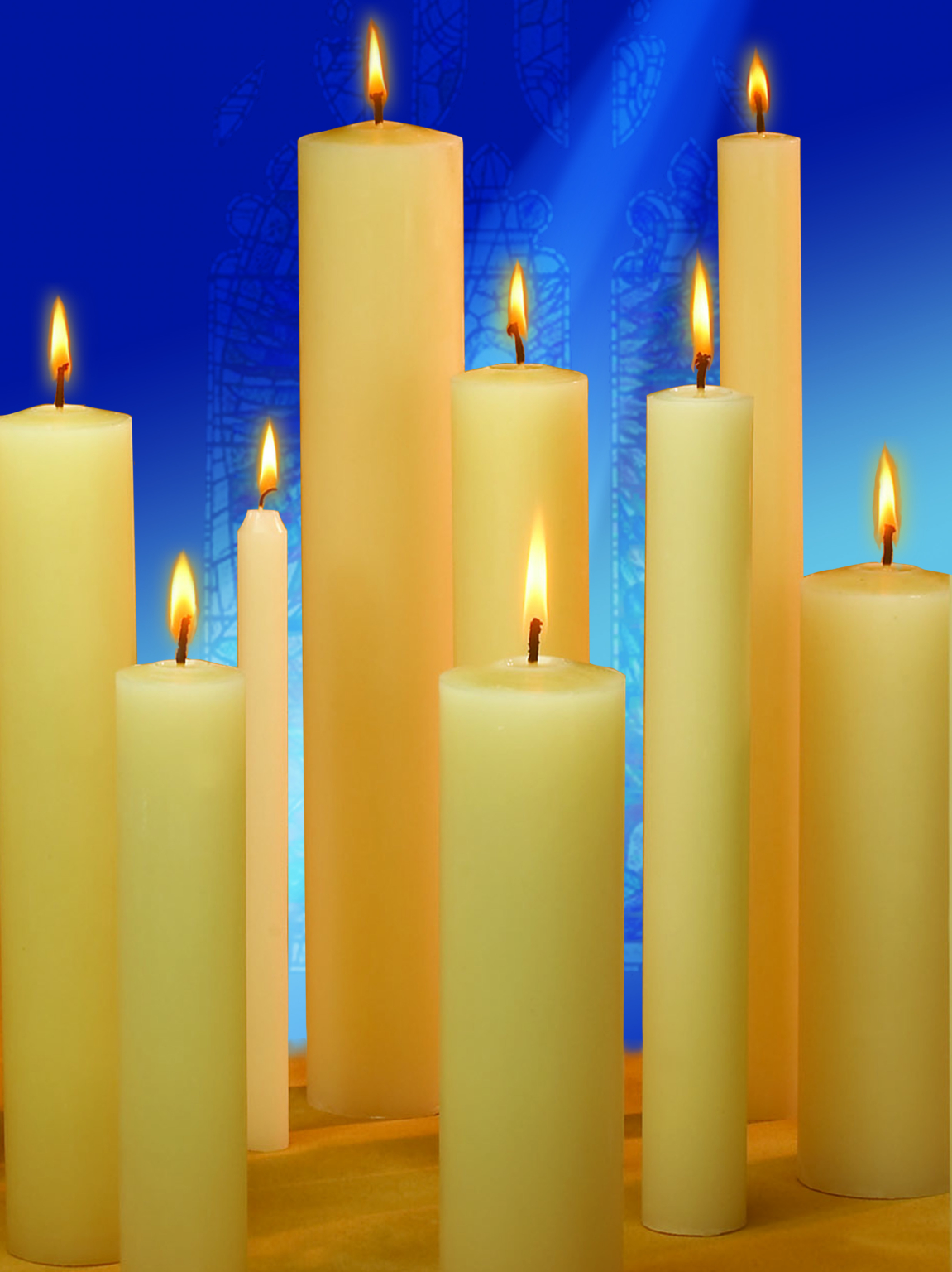 Cierges d'autel - Grand diamètre - Chandelles Tradition Candles